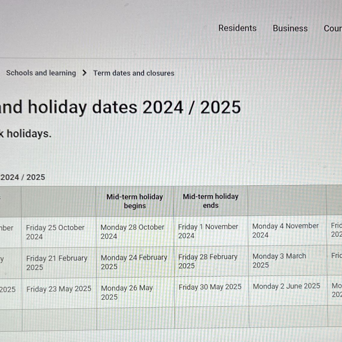 St Joseph's Catholic Primary School - School term and holiday dates 2024/25